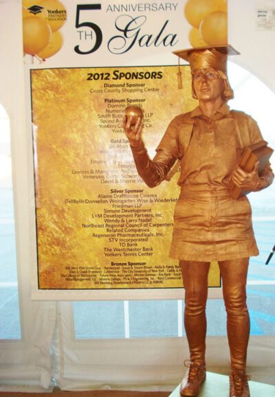 Living statues performers for parties and events- Ginamarie Entertainment